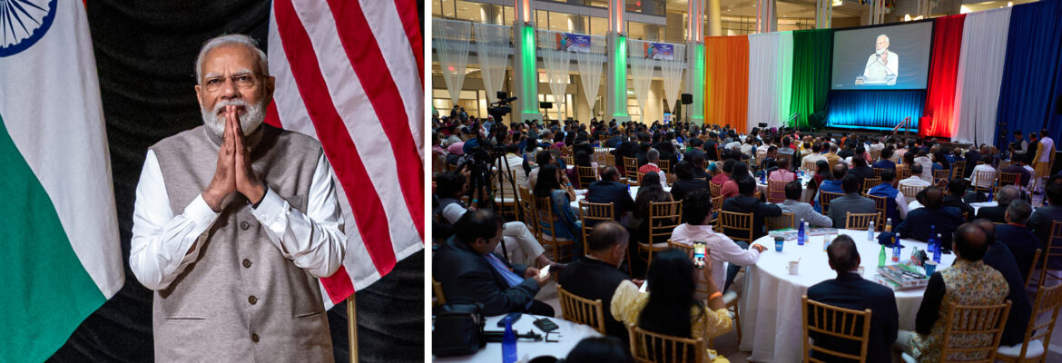 1053×360 – PM Modi banner | Ronald Reagan Building and International ...